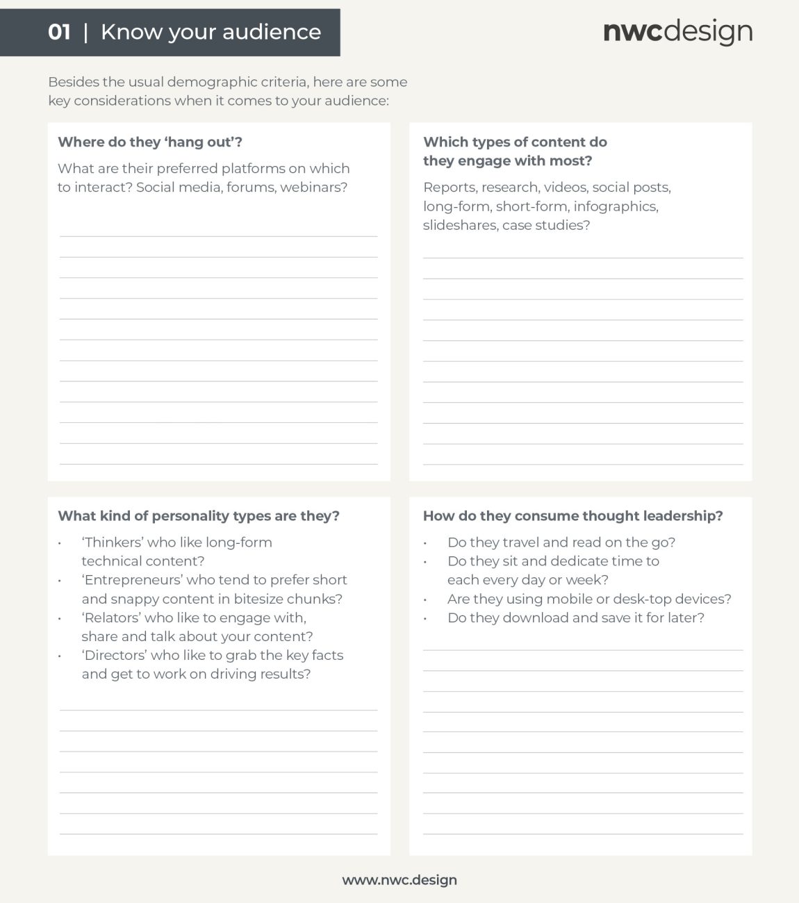 How to create valuable, actionable content that drives results | NWC